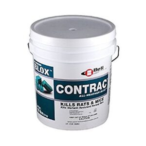 18 lb contrac blox rodent control rodenticide kills mice & rats