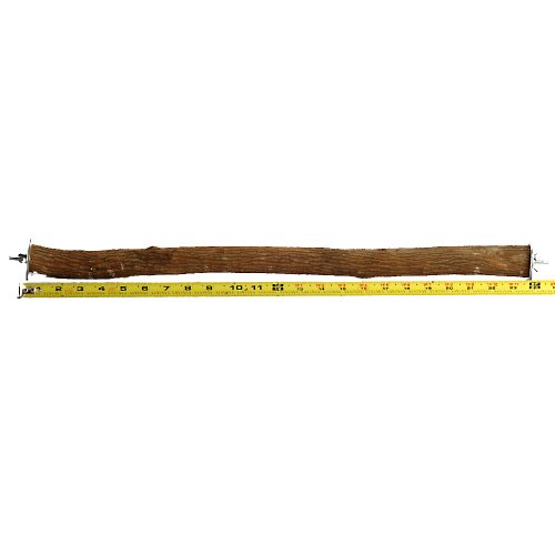 Polly's Full Length Hardwood Bird Perch, 24-Inch, (26" Including Hardware), Brown (50800)