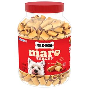 milk-bone marosnacks dog treats, beef, 40 ounce