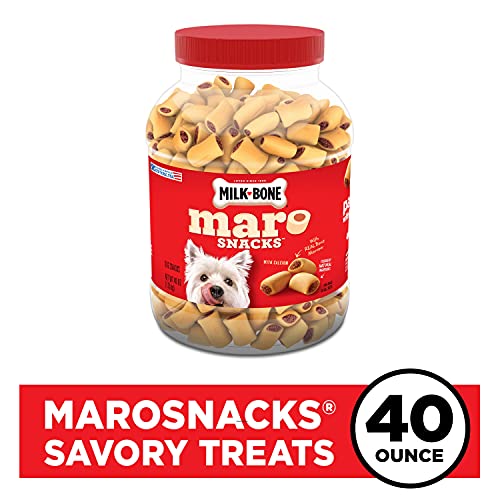 Milk-Bone MaroSnacks Dog Treats, Beef, 40 Ounce