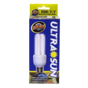 zoo med ultra sun daylight compact fluorescent bulb, 10 watts