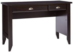 sauder shoal creek computer desk, jamocha wood finish