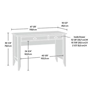 Sauder Shoal Creek Computer Desk, Jamocha Wood finish