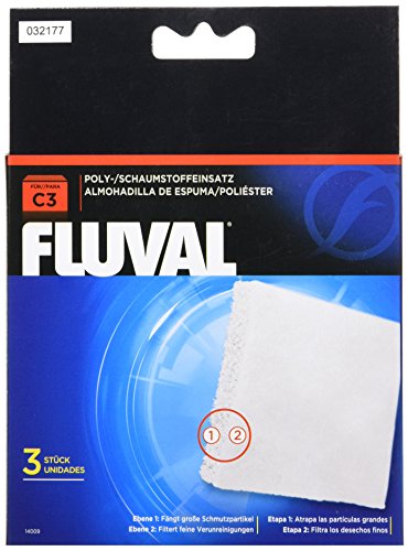 Fluval C3 Poly Foam Pad - 3-Pack