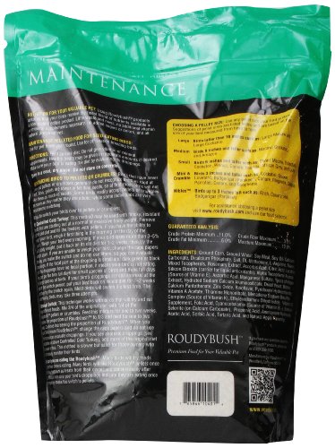 RoudyBush Daily Maintenance Bird Food, Mini, 10-Pound