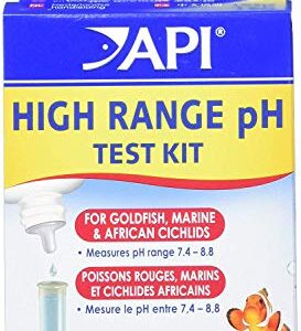 API HIGH RANGE PH TEST KIT 160-Test Freshwater and Saltwater Aquarium Water Test Kit, 150-watt halogen bulb