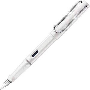 lamy safari fountain pen white ex-fine