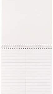 School Smart Gregg Ruled Steno Notebook, 6 X 9 in, 80 Sheets, White