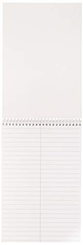 School Smart Gregg Ruled Steno Notebook, 6 X 9 in, 80 Sheets, White