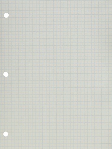 School Smart-86667 Double Sided Grid Paper, 3 Hole Punched, 8-1/2 x 11 Inches, 1/4 Inch Rule, White, Pack of 500