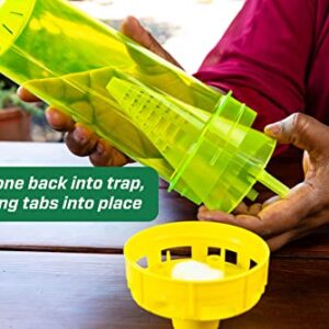 RESCUE Non-Toxic Reusable Yellowjacket Trap and 2 Week Refills, 2 Pack