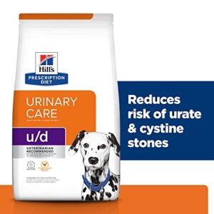 Hill's Prescription Diet u/d Urinary Care Dry Dog Food, Veterinary Diet, 27.5 lb. Bag