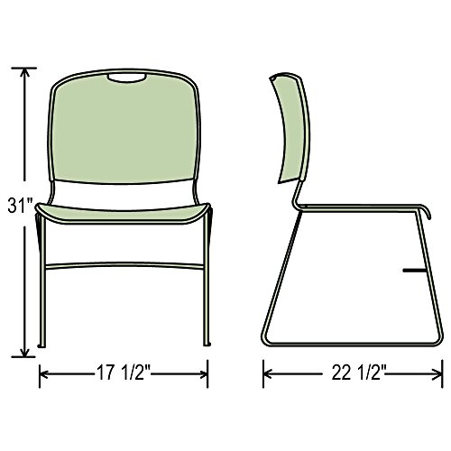 NPS 8500 Series Ultra-Compact Plastic Stack Chair