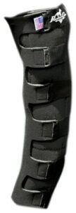 professionals choice equine nine pocket ice boot (universal size, black)