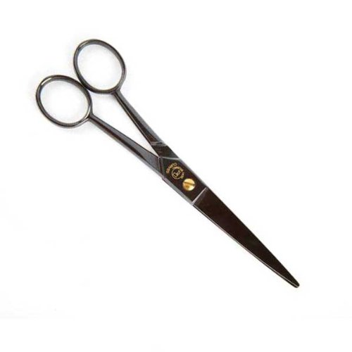 Dubl Duck Anodized Carbon Steel Beau Brummel Curved Pet Shears, 6-1/2-Inch Length