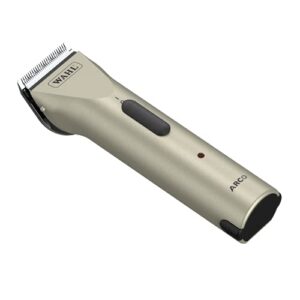 wahl professional animal arco pet, dog, cat, and horse cordless clipper kit, champagne (8786-452)