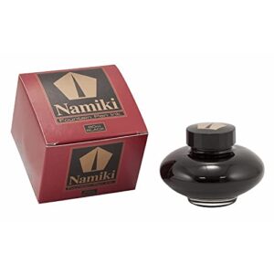 pilot namiki standard fountain pen ink, black, 60ml bottle (69200)