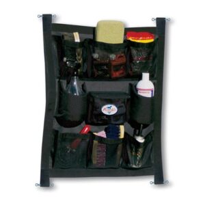 professionals choice 24x27 equine short trailer door caddy (black)