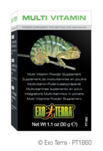 exo terra multi vitamin powder supplement for reptiles and amphibians, 1.1 oz., pt 1860