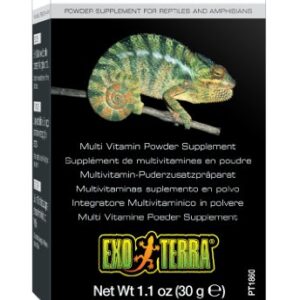 Exo Terra Multi Vitamin Powder Supplement for Reptiles and Amphibians, 1.1 Oz., PT 1860