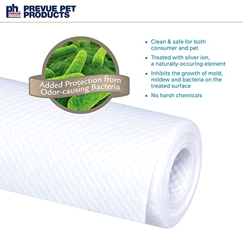 Prevue Hendryx Pet Products T3 Antimicrobial Cage Liner, 21-1/2-Inch by 100-Feet, White