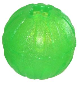 starmark treat dispensing chew ball tough dog toy, medium/large for large breeds