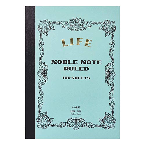 ライフ Life Notebook, Noble Notebook, Ruled, A5 N39