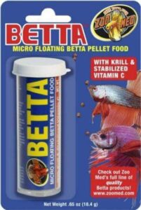 zoo med laboratories azmbp2 betta micro pellet food, 0.65-ounce