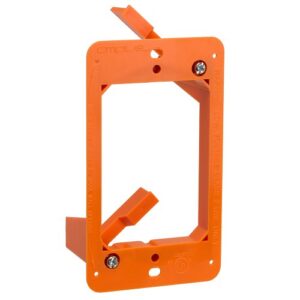 cmple - low voltage mounting bracket 1 gang multipurpose drywall mounting wall plate bracket – single gang