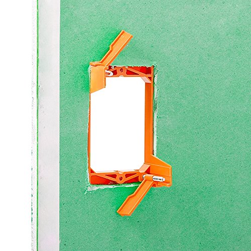 Cmple - Low Voltage Mounting Bracket 1 Gang Multipurpose Drywall Mounting Wall Plate Bracket – Single Gang