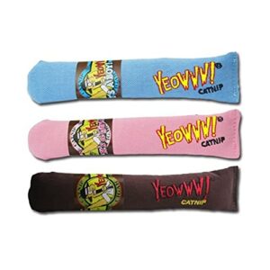 cigar 3 pack: yeowww! 100% organic catnip cigar toys