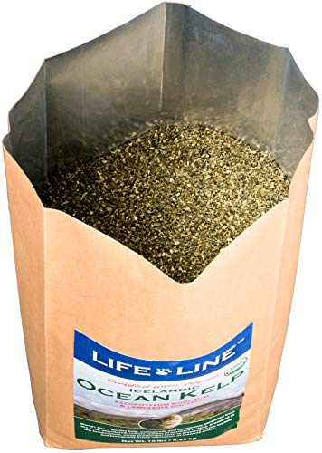 Life Line Pet Nutrition Organic Ocean Kelp Supplement for Skin & Coat, Digestion in Dogs & Cats,10lb, 20210