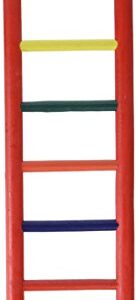 Prevue Pet Products BPV01136 Carpenter Creations Hardwood Bird Ladder with 7 Rungs, 15-Inch, Colors Vary