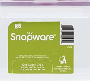 Snapware 10.8-Cup Airtight Rectangle Food Storage Container, Plastic