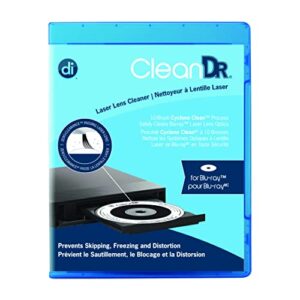 digital innovations cleandr for blu-ray laser lens cleaner for blu-ray / dvd / ps3 / ps4 / xbox / xbox 360 / xbox one (4190300)