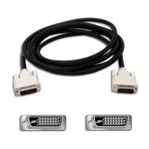 dell 1.83m dvi/dvi cable dvi 1.83 m black - dvi cables (1.83 m, dvi, dvi, black, 1 piece) male connector/male connector