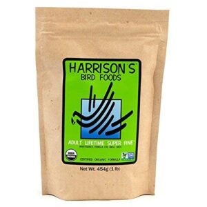 Harrison's Bird Foods Adult Lifetime Sup Fine 1lb Certified Organic Formula