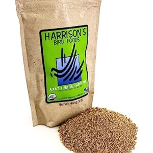 Harrison's Bird Foods Adult Lifetime Sup Fine 1lb Certified Organic Formula