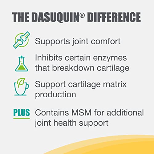 Nutramax Dasuquin with MSM Joint Health Supplement for Small to Medium Dogs - With Glucosamine, MSM, Chondroitin, ASU, Boswellia Serrata Extract, and Green Tea Extract, 84 Soft Chews