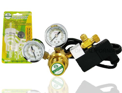 Basic AQUATEK CO2 Regulator with Cool Touch Solenoid