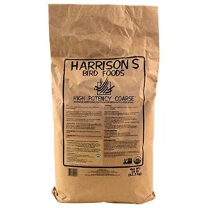 harrison's bird foods high potency coarse 25lb certified organic formula