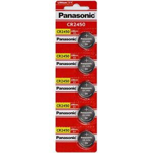 panasonic panasonic-cr2450 620mah 3v lithium primary coin cell battery