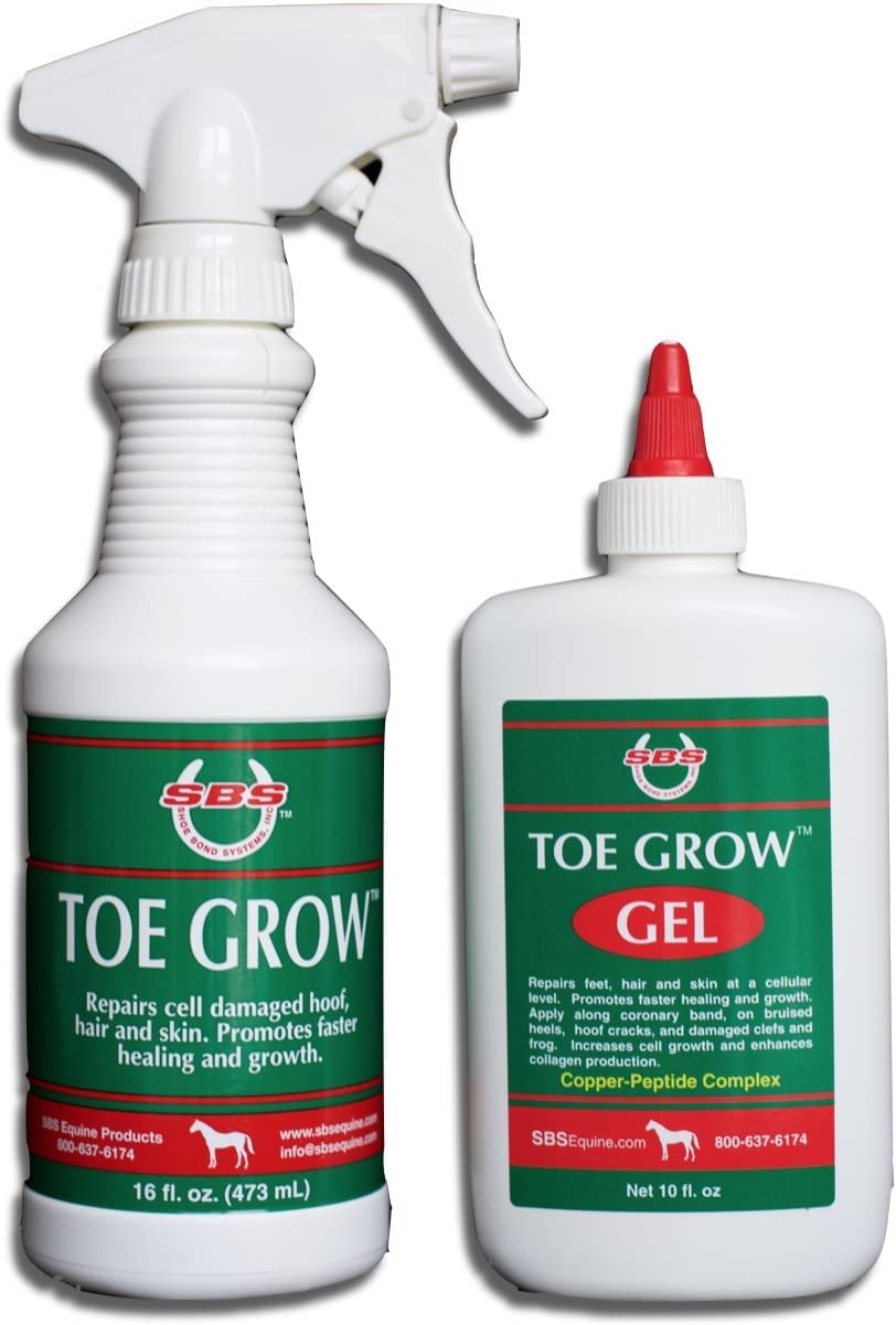 SBS EQUINE Item 416 Toe Grow Hoof Repair Spray, One Size