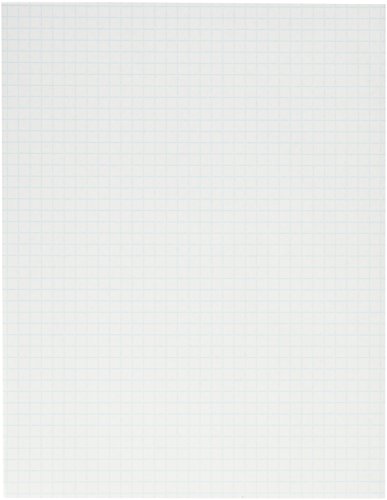 School Smart Graph Papers - 8-1/2 x 11 , 1/4 Rule, Two Sides - Pack of 500, White