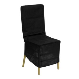 flash furniture black fabric chiavari chair storage cover