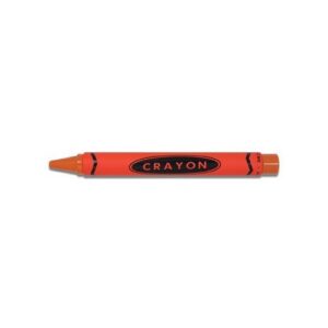 acme studio rollerball pen - crayon in orange