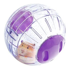 Rosewood Hamster Glitter Ball, Purple