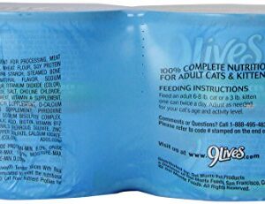 9Lives Hearty Cuts With Real Chicken & Fish In Gravy Wet Cat Food, 5.5 Ounce Cans (Pack of 24)