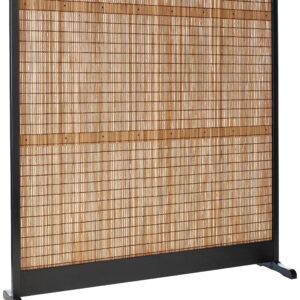 Oriental Furniture 6 1/4 ft. Tall Take Room Divider - Black