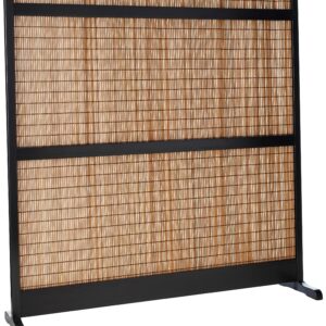 Oriental Furniture 6 1/4 ft. Tall Take Room Divider - Black